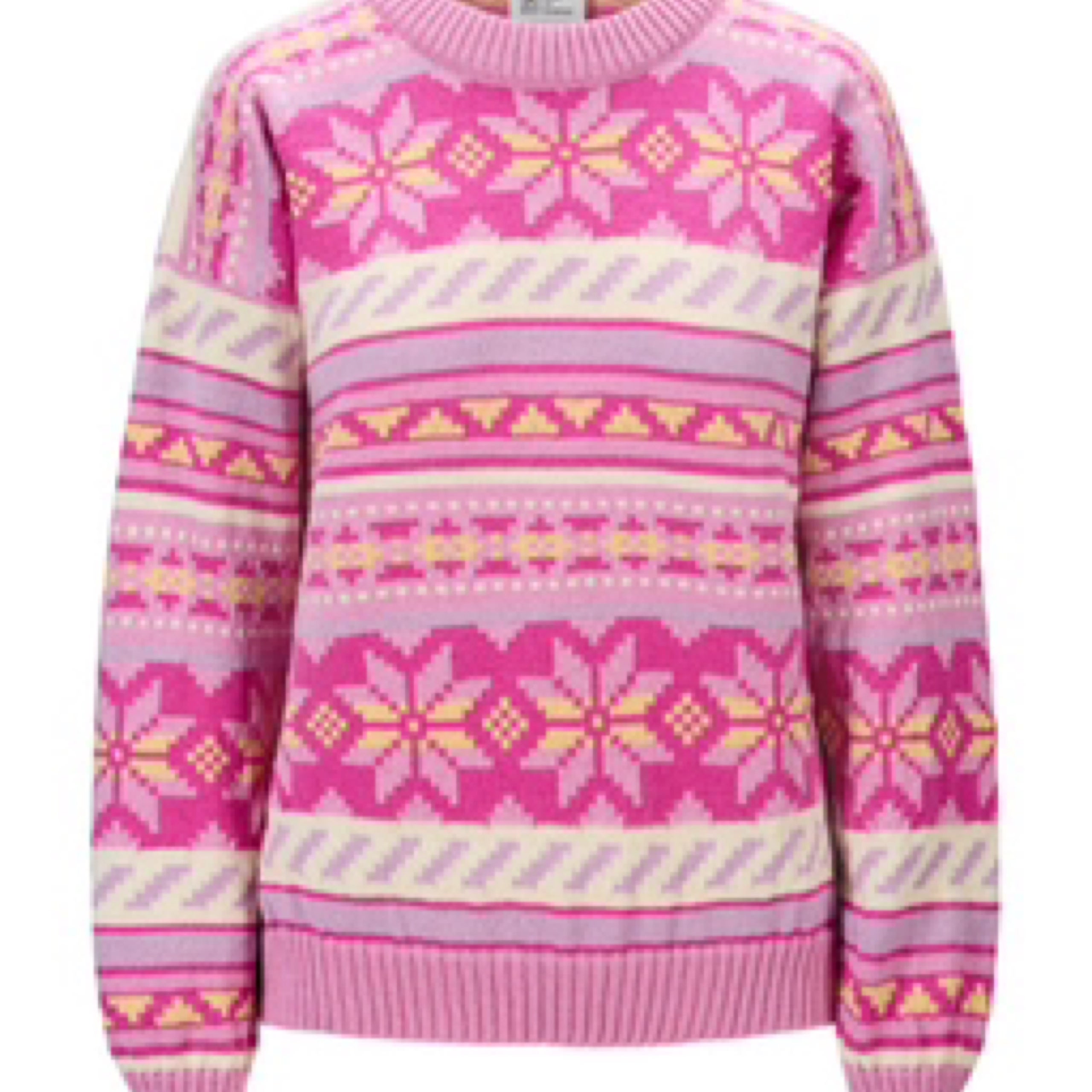 Dale of Norway wool fem sweater, Ingrid orchid/roseviolet/offwhite/sun ...