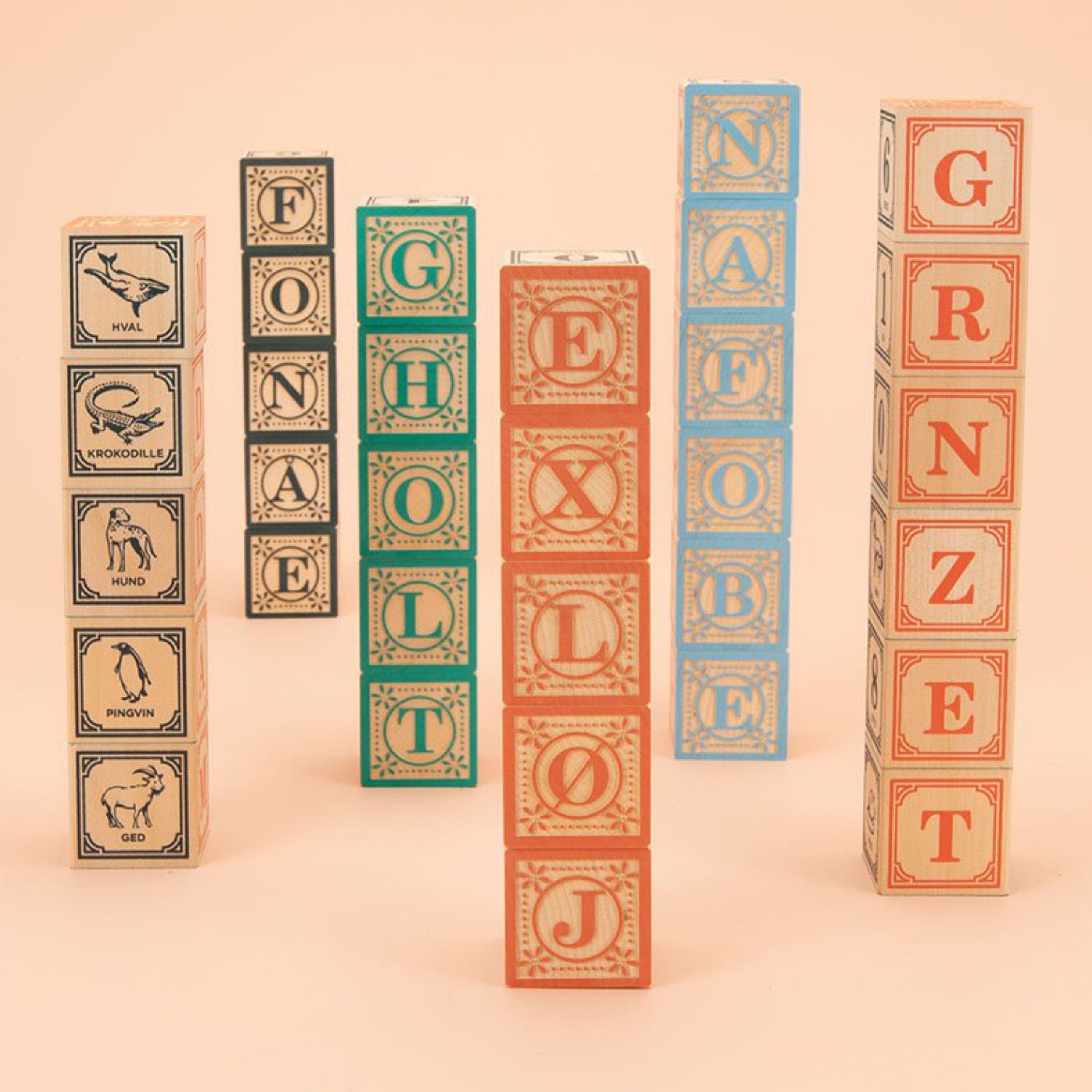 Uncle Goose wooden alphabet blocks | Nordiska
