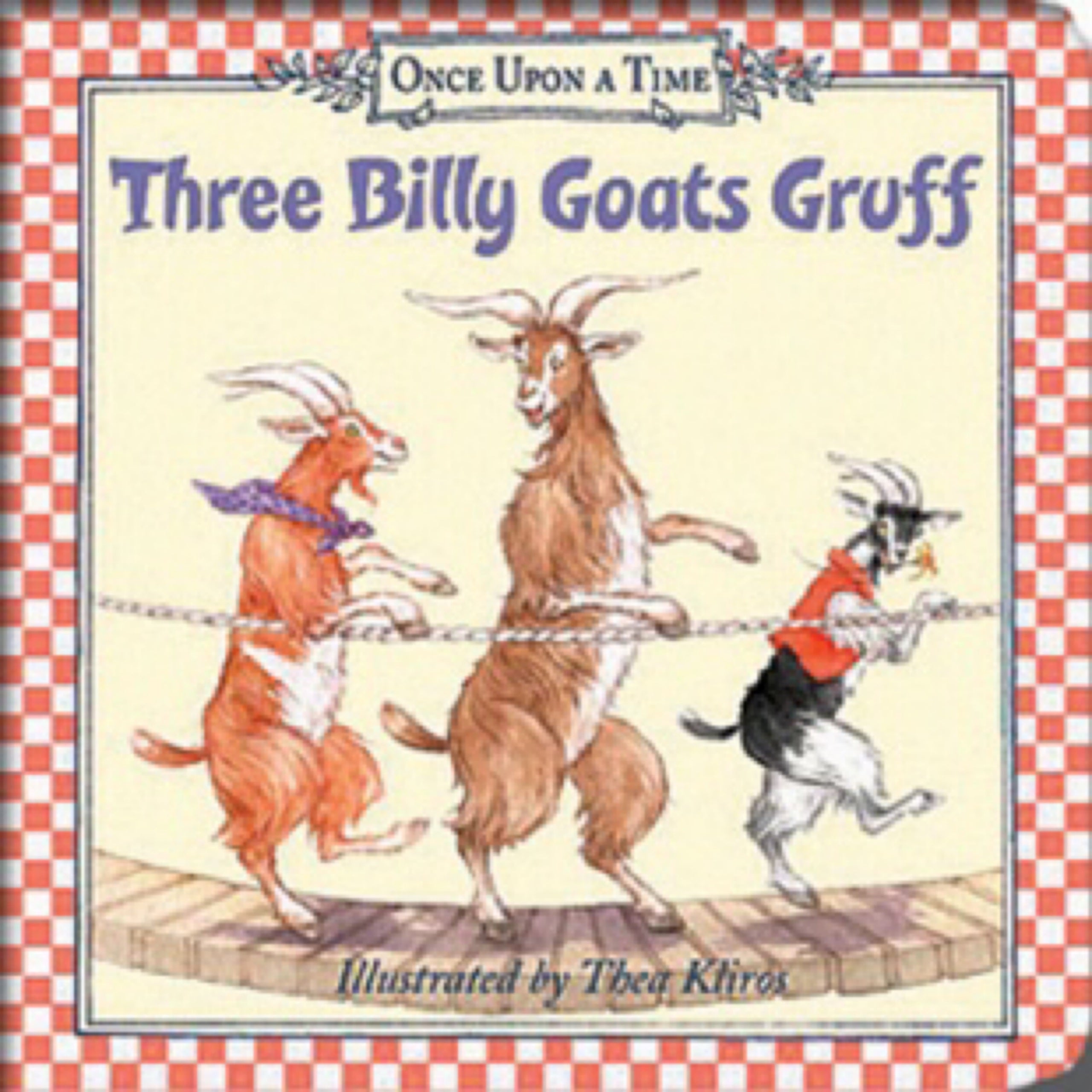 Three Billy Goats Gruff board book by Peter Christen Asbjørnsen | Nordiska